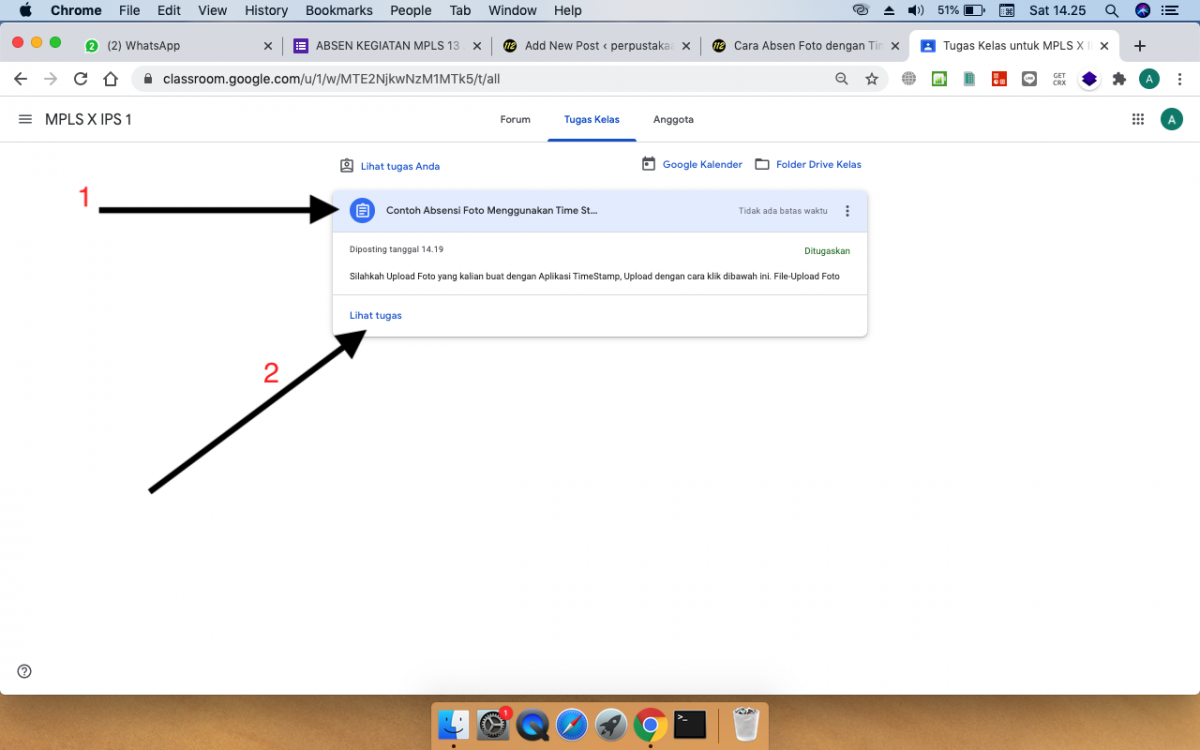 Cara Absen Foto dengan TimeStamp dan meng-upload di Classroom ...
